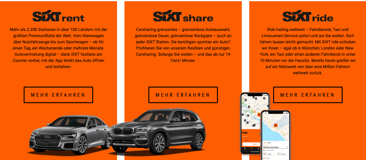 SIXT Gutschein, Rabatte und Aktionen » Urlaubs Gutscheine